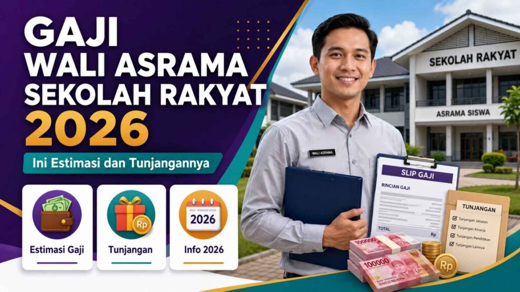 Gaji Wali Asrama Sekolah Rakyat 2026, ini Estimasi dan Tunjangannya